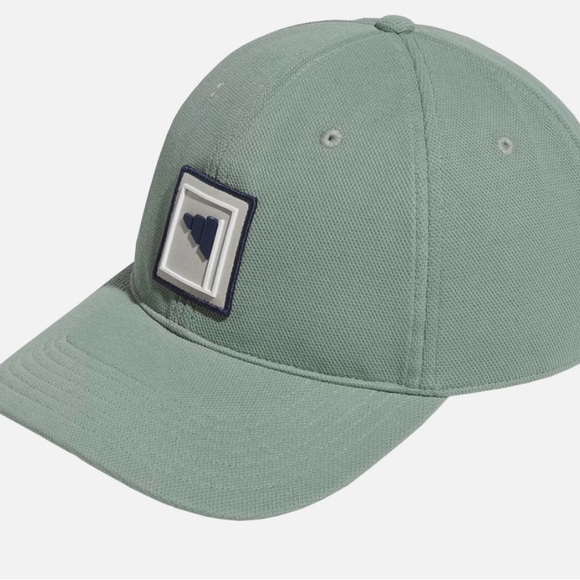 adidas | Accessories | Adidas Sage Green Cap With Logo Patch | Poshmark